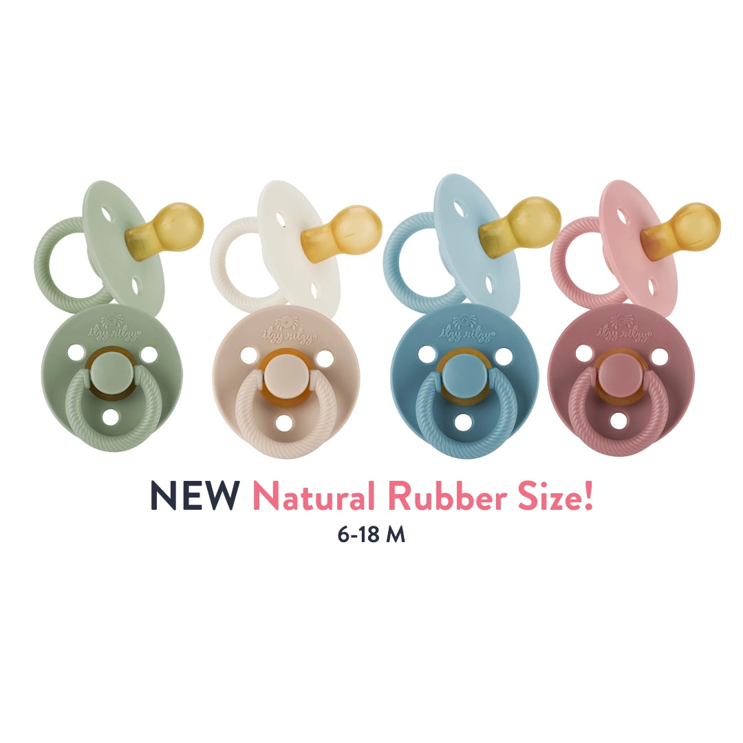 Introducing the Itzy Soother Natural Rubber Pacifiers in Size 2 (6-18 ...
