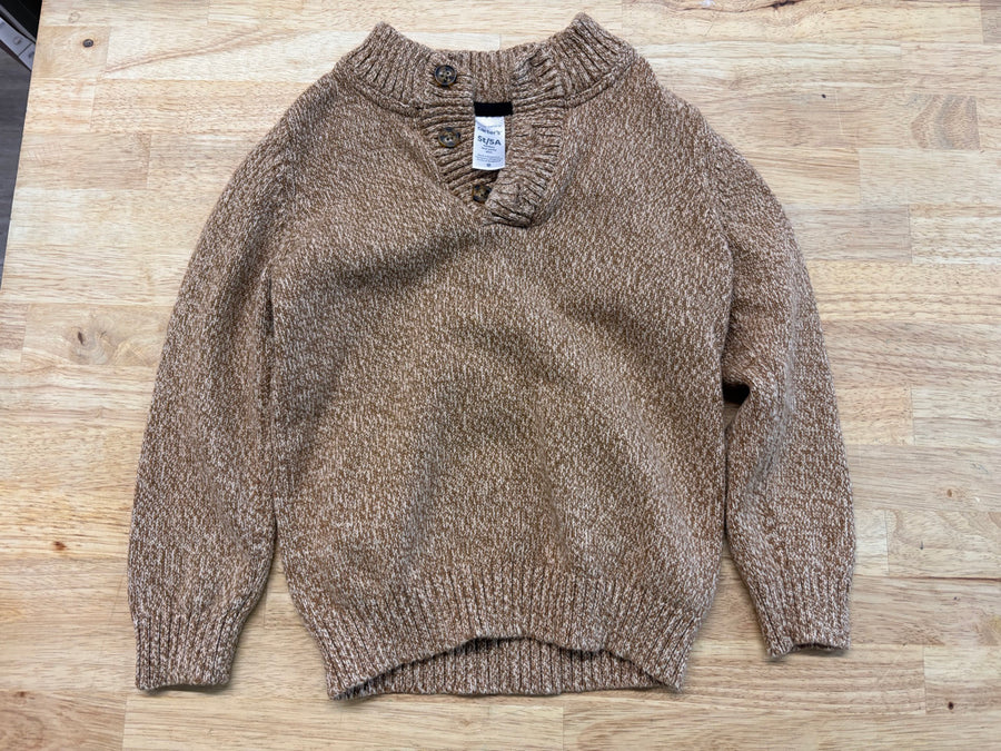 Carter’s Knit Sweater – Size 5 Brown – Nest and Sprout