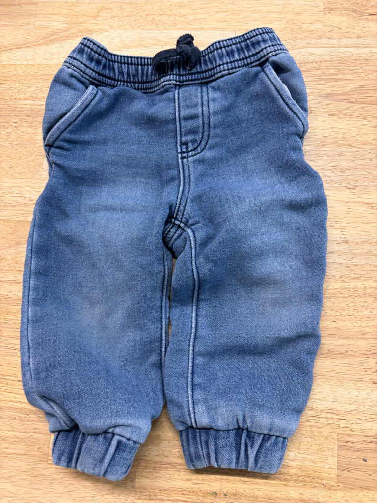 Joe Fresh Jogger Jeans – Size 12-18M Blue – Nest and Sprout