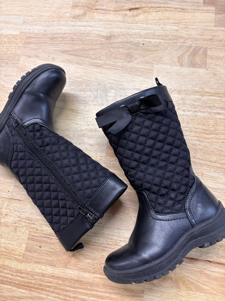 Tall Kids Boots with Faux Fur – Size 8 – Nest and Sprout