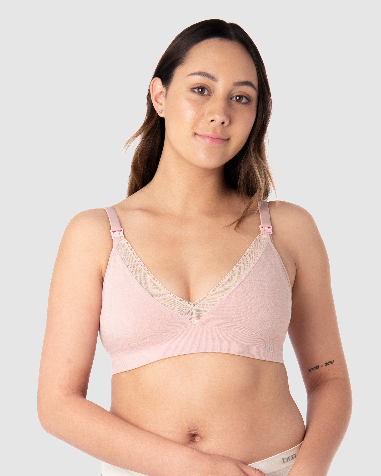Introducing our newest Nursing Bra: Caress in Lotus Pink and Black – Nest and Sprout