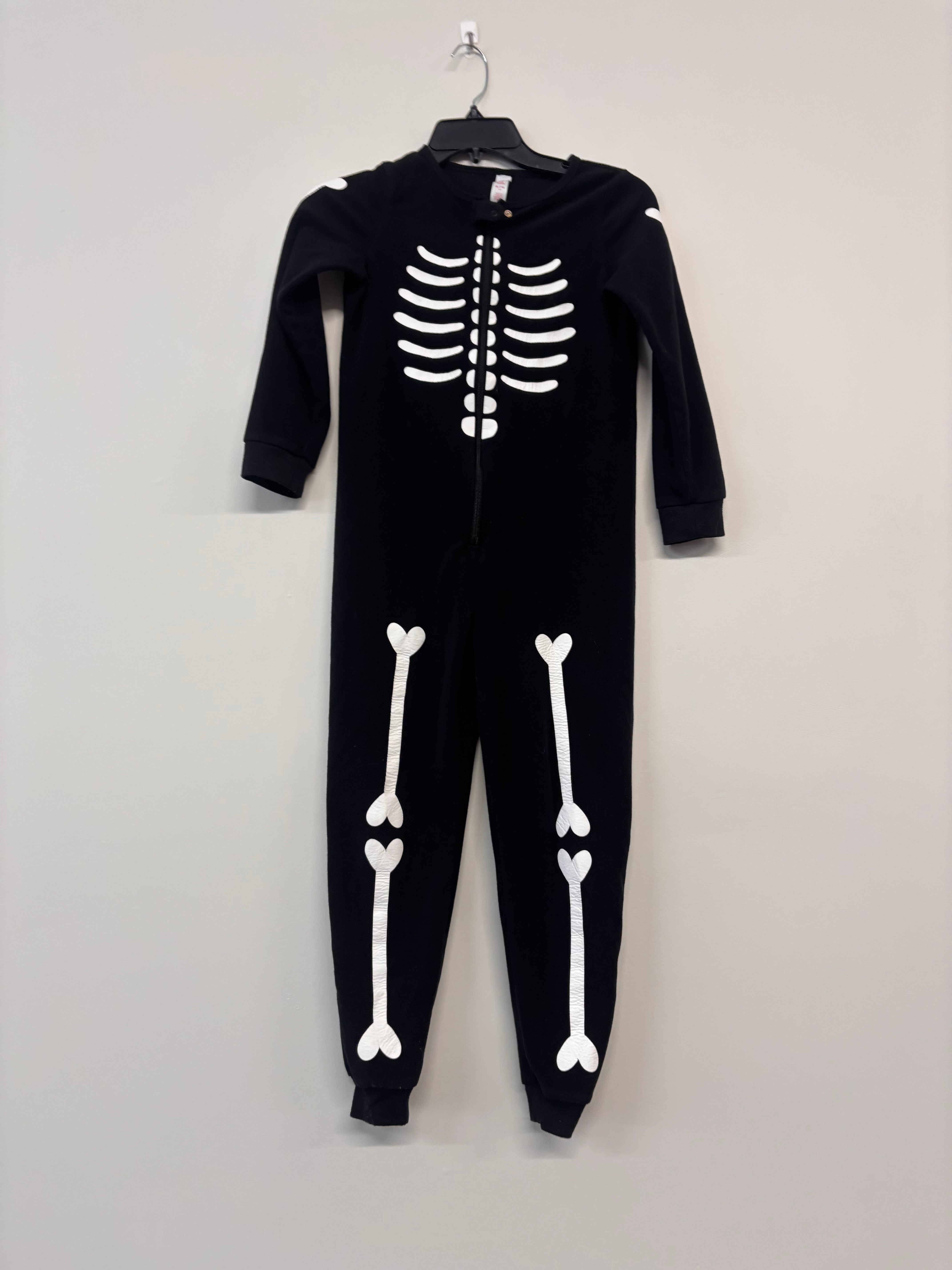 Joe Fresh Fleece One-Piece – Size 7/8 Skeleton – Nest and Sprout
