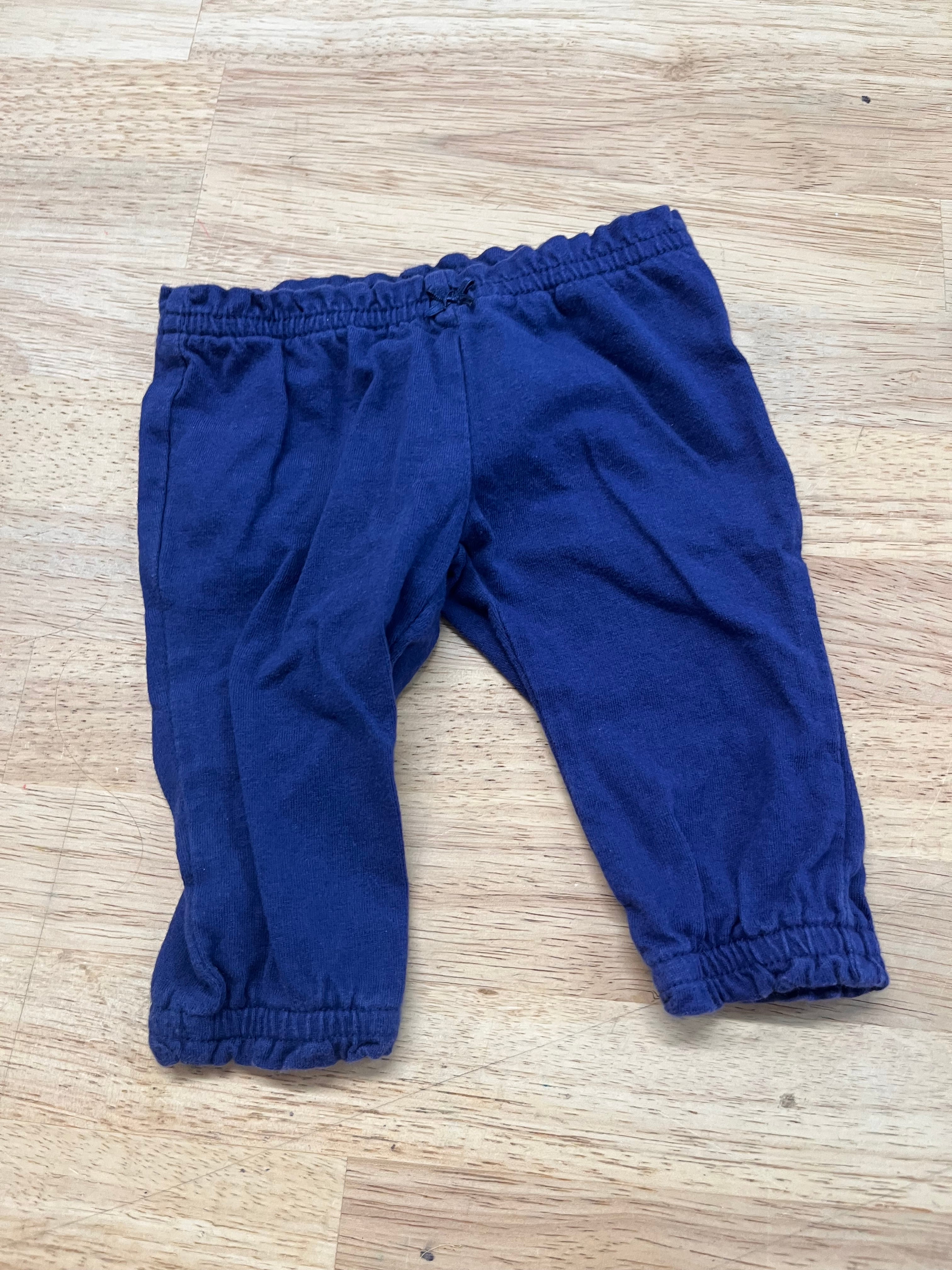 Carter’s Newborn Blue Pants – Ruffle Stretch – Nest and Sprout