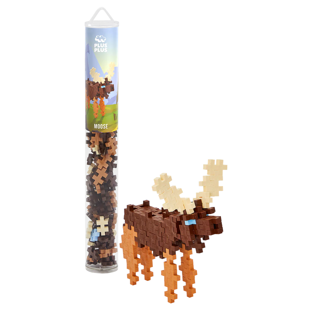 Plus Plus Moose Tube, Mini 70 Pieces – Nest and Sprout
